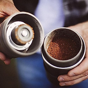 Cafflano Klassic : All-in-One Portable Pour-over Coffee Maker, Black