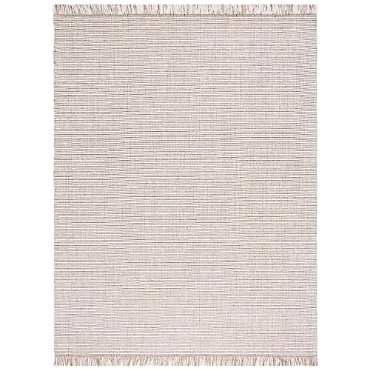 Safavieh Natural Fiber Collection 8' x 10' Ivory/Natural NF826A Handmade Woven Farmhouse Fringe Jute Area Rug
