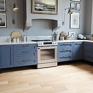 RANGAIRE RRI303GS 30" Range, 4 Induction Burners, 5.0 cu. Ft. Capacity, Freestanding Slide-in AirFry, True Convection Oven, Self Cleaning, Easy Reach Racks, Glass Touch, Stainless Steel