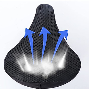 BESPORTBLE Road Bike Saddle Cover 5pcs Bicycle Seat Cover Car Seat Bike Nylon Exercise Seat