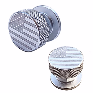 KAYBOO Welding Hood Pipeliner Helmet Fasteners-1Pair Silver Aluminum Helmet Pipeliner Headgear Replacement Parts Accessories Screws Flip Hood, Anti-Rust and Durable (Silver-gh)