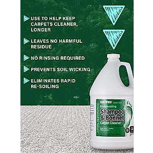 Nilodor Encapsulating Bonnet/Spin Shampoo Cleaner, 1 gallon (128SBN SHP)