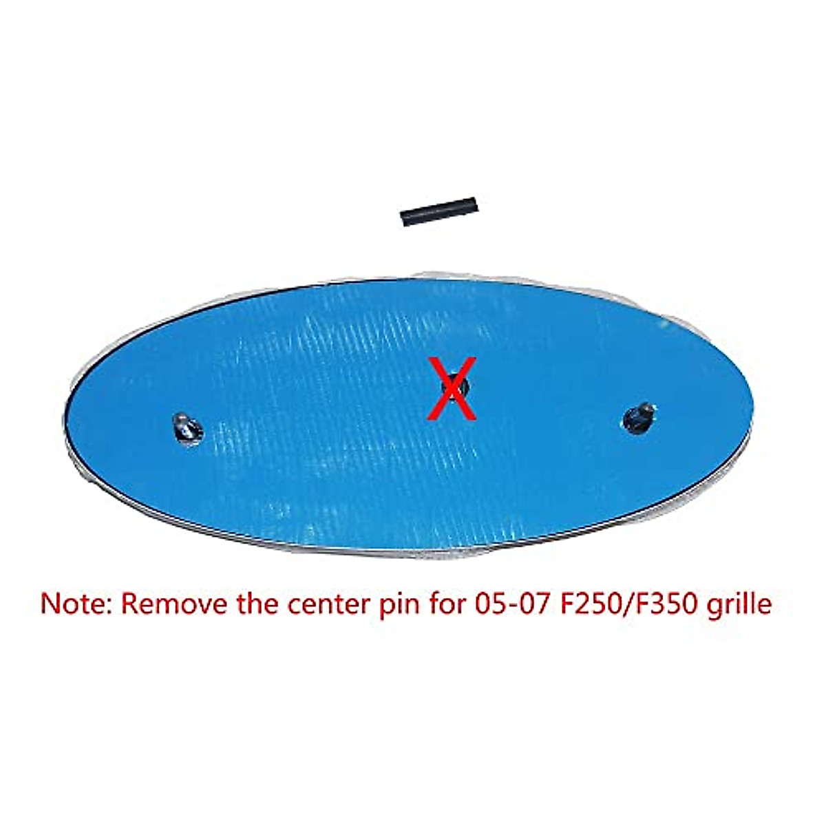 Shenwinfy for Ford Emblem, 9 Inch Front Grill Rear Tailgate Emblem Fit for 04-14 F150, 11-14 Edge, 11-16 Explorer, 06-11 Ranger, 07-14 Expedition