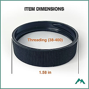 Set of 8oz Glass Bottles with Black Plastic Caps | Reusable Stout Flint Glass Bottles with Lids for Juicing, Kombucha, Liquids | Made in USA | 8 oz Glass Bottles (Total of 12)