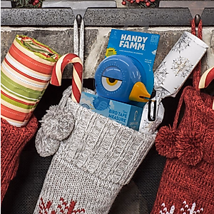 Handy Famm 8Ft Animal-Shaped Kids Tape Measure, Level & Protractor Angle Finder, Fun Educational Children's Tape Measure, Small Measuring Tape for Learning Early Math Skills, Ages 5+, Blue Bird