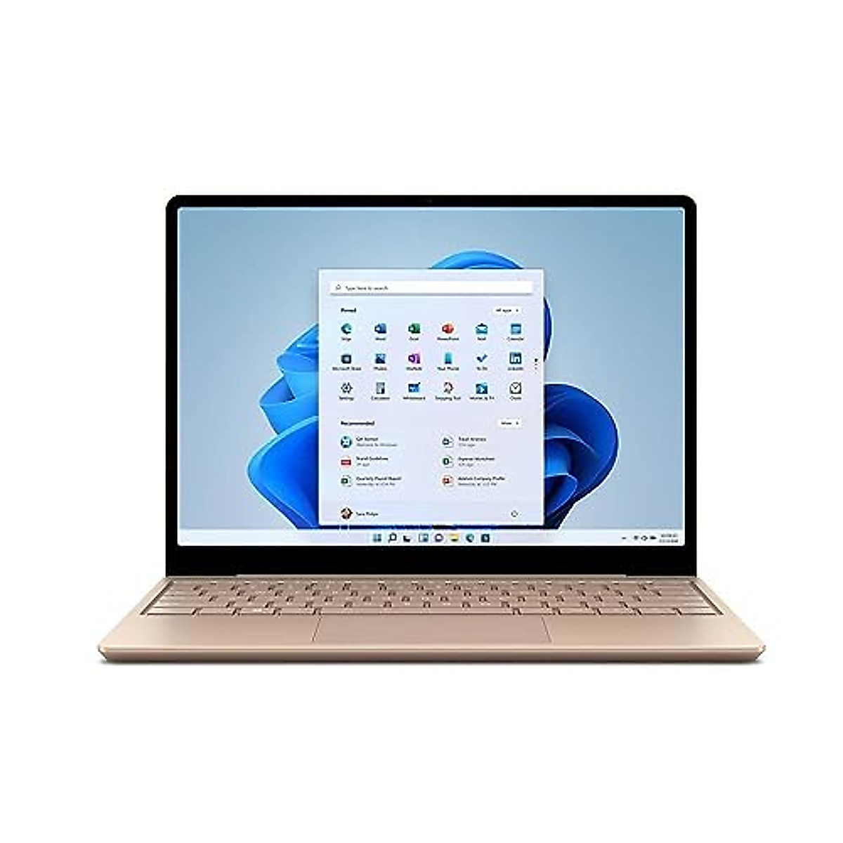 MICROSOFT Surface Laptop GO 2, 12.4" PIXELSENSE Touchscreen, 11TH GEN Intel: i5, 8GB RAM, 128GB SSD W10H-S Sandstone (Renewed Premium)