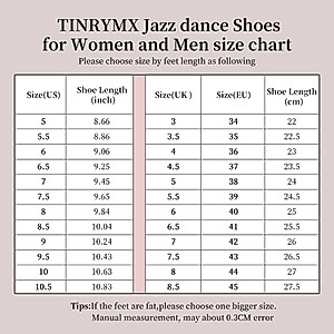TINRYMX Jazz Shoes PU Leather Lace-up Elastic Slip On Split Sole Jazz Shoe for Women&Men Dance Shoes,GBPU-Silver-Suede Sole,7 US
