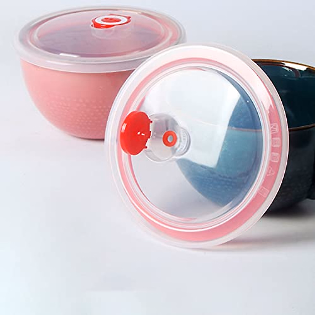 ramen bowl set,fruit bowl,ramen bowl,large serving bowls,Coffee Cup Soup Mug Ith Lid & Handle Salad Bowls for Cereal Milk Dessert Oatmeal Ramen Bowls,Microwave Safe-E-700ml/23.6oz (Color : C, Size :