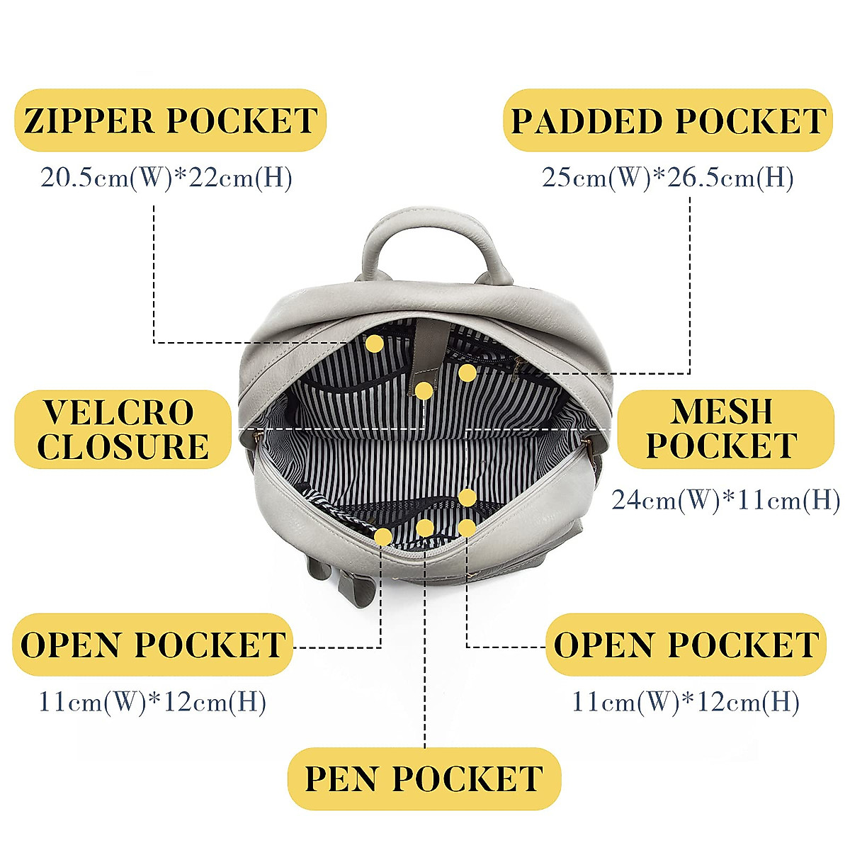 Leather Diaper Bag by miss fong, Diaper Bag Backpack with USB Charger and Insulated Pockets