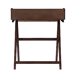 Linon Mable Folding Desk, Walnut