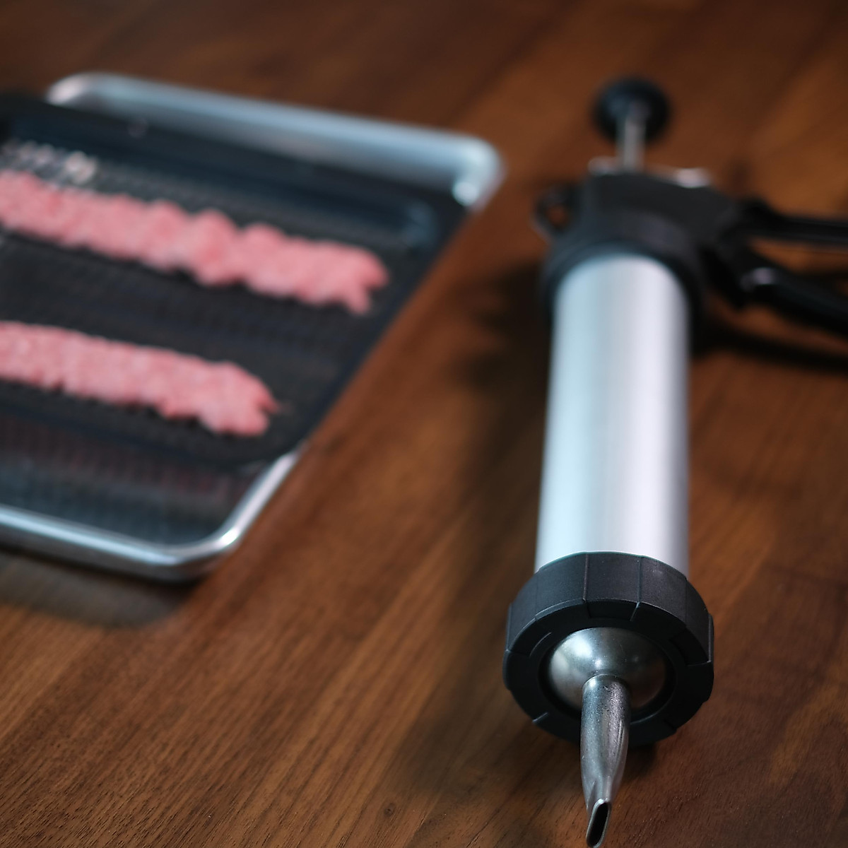 7Penn Beef Jerky Maker Kit – 9in Aluminum Beef Jerky Shooter Jerky Extruder Homemade Jerky Kit Beef Stick Maker