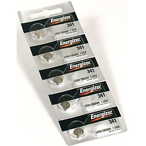 Energizer Watch Battery Button Cell 341 Pack of 5 Batteries