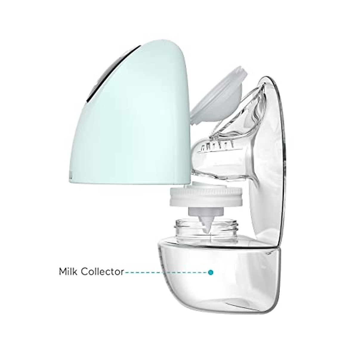 Paruu P3 All in One Milk Collector, Breast Milk Storage Bottles, 6 OZ, 2 Different Lids for Pumping and Storage, Wearable Breast Pump Replacement Accessories, 2 Pack