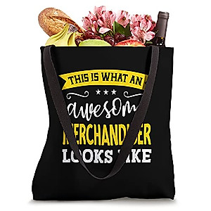 Merchandiser Job Title Employee Funny Worker Merchandiser Tote Bag