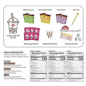 O’s Bubble Instant Marbling Boba Party Kit (Ambient) – 6 Servings