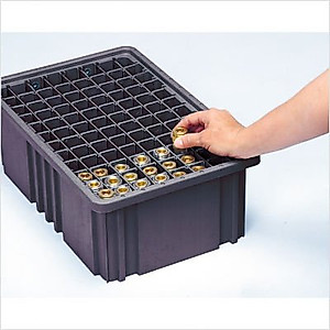 Conductive Dividable Grid Storage Container Long Dividers for DG91035CO [Set of 6]