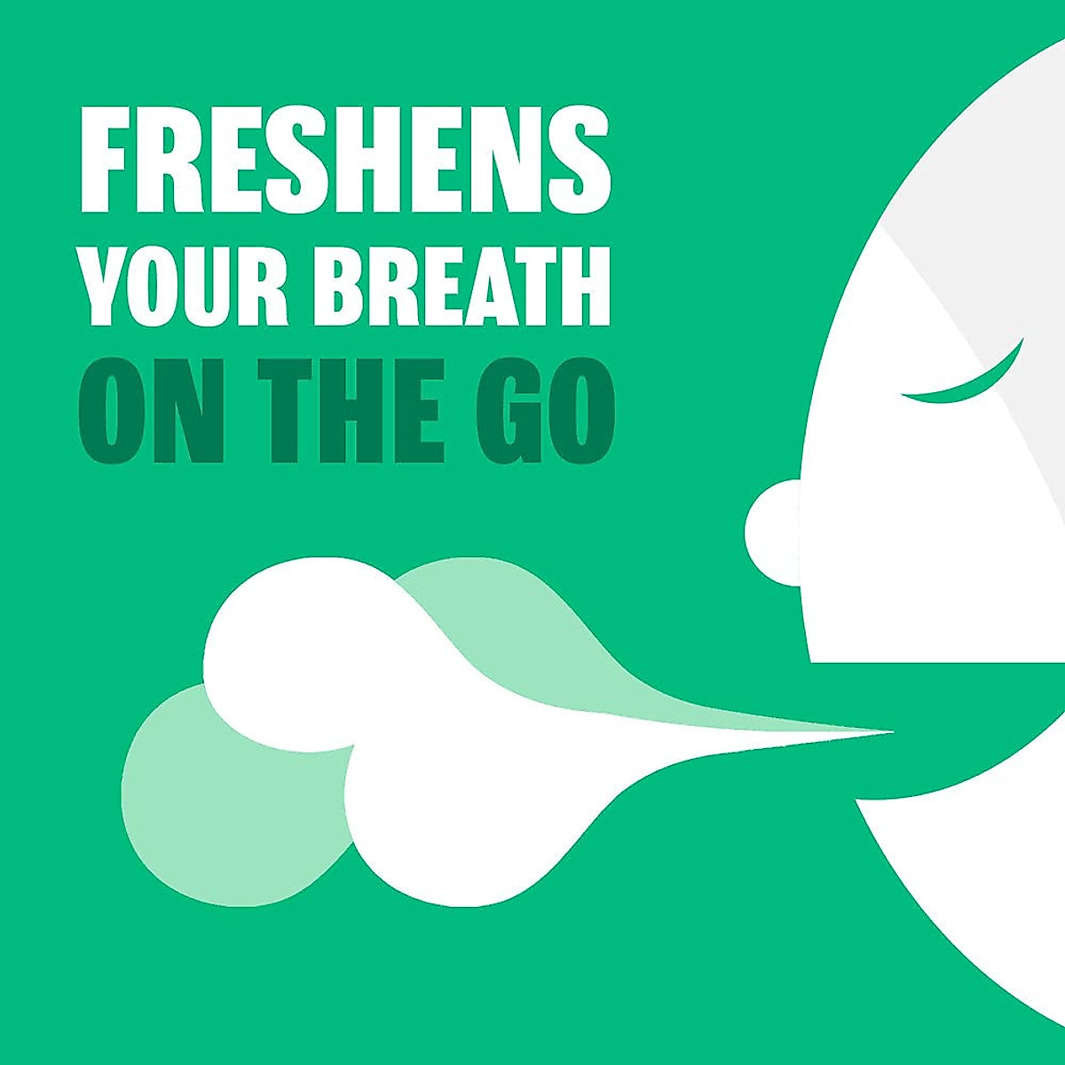 Listerine PocketPaks Breath Strips, Cool Mint, 72 Count (Pack of 2)