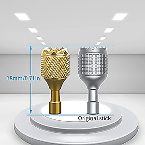 Hanatora 2 Pairs Joysticks Stick for DJI RC,RC 2(Air 3,Mini 3 Pro,Mini 3,Mavic 3 Classic/Pro Drone),Metal Extension Remote Controller Thumb Accessories
