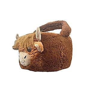 PEEPS STRING LED LIGHTS AND CANDLE PEEP LED LIGHT AND A BROWN LONGHORN COW JUMBO EASTER BASKET AS SEEN ON TIK TOK