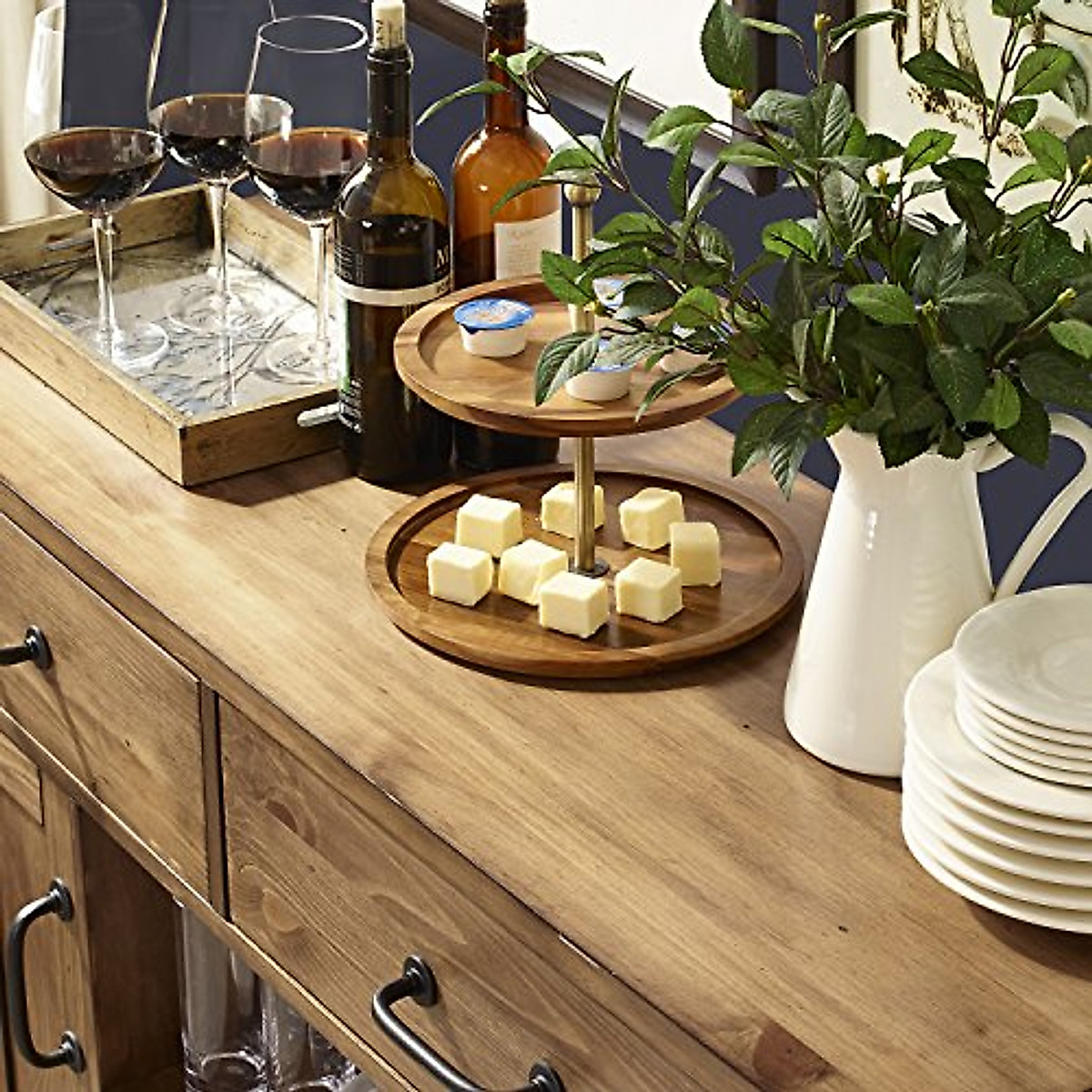 Crosley Furniture Roots Sideboard, Natural