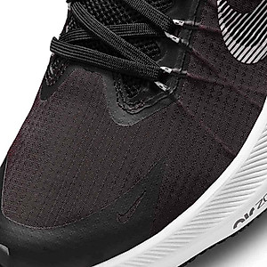 Nike Women's Sports Running, Black White Dk Smoke Grey Lt Smoke, 8.5