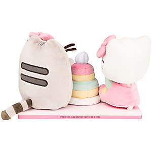 GUND Hello Kitty x Pusheen Best Friend Collector with Cake Set of 3 Plush, 4.5”