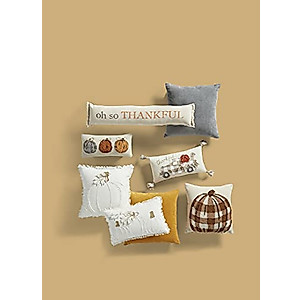 Mud Pie Pumpkin Trio Pillow, Multi
