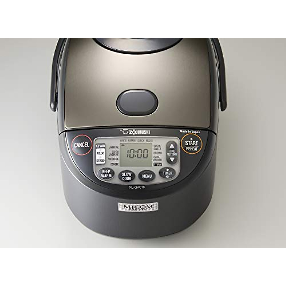 Zojirushi NL-GAC10 BM Umami Micom Rice Cooker & Warmer, 5.5-Cup, Metallic Black, Made in Japan