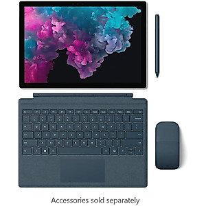 Surface Pro 6 Business 12.3" Touchscreen (2736 x 1824) Latest Model Tablet PC | Intel Quad-Core i5-8350U | 8GB RAM | 256GB SSD | Windows 10 Pro | Platinum | with Surface Pro Sleeve Poppy Red Bundle
