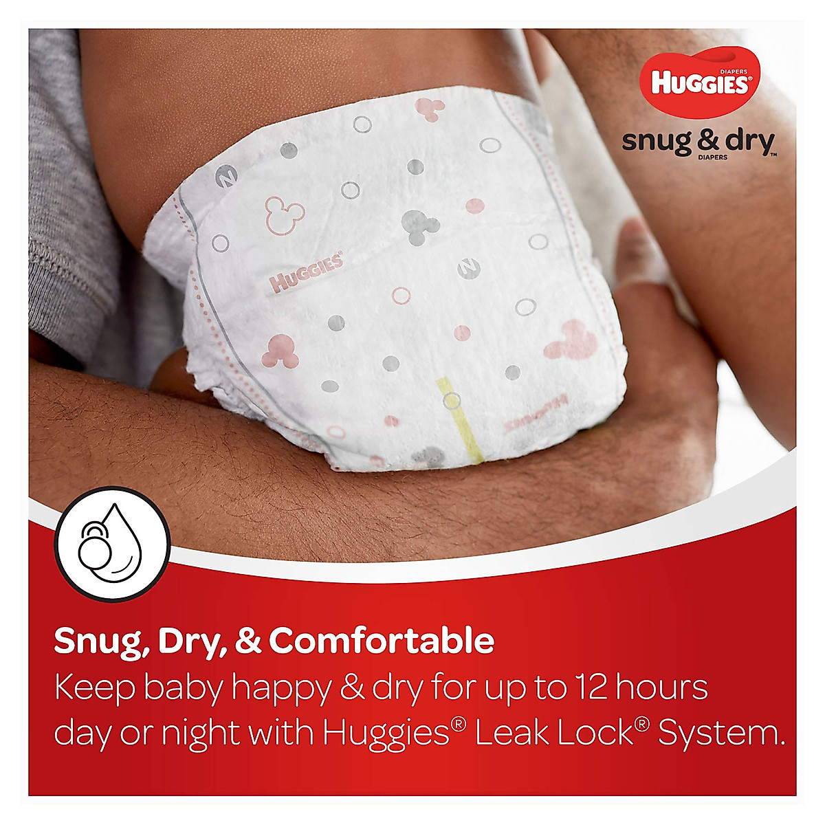 Huggies Snug & Dry Baby Diapers, Size 2, 38 Ct