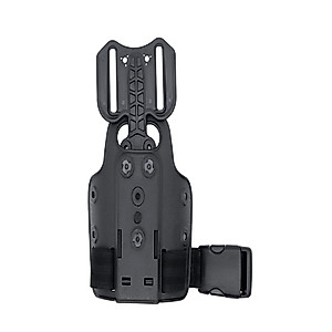 SAFARILAND Drop Flex Adapter with Single Strap Leg Shroud for Gun Holsters, Assembly Polymer