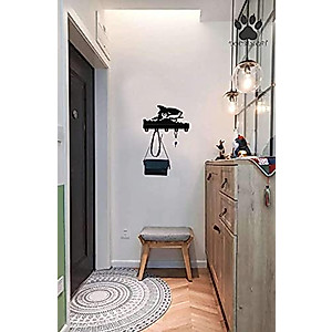 Hook with Shelf Hanger for Clothes Hanger for Coats Hats The Shallows Shark Protective Animals Great Movie Peripheral Product DIY Design Gift for Girlfriend Boyfriend Wild Life