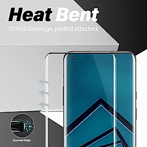 KZLVN [2+2 Pack] Oneplus 10 Pro Screen Protector Tempered Glass,Camera Lens Protector [Touch Sensitive][Fingerprint Support][9H Hardenss][No Bubbles] for Oneplus 10 Pro