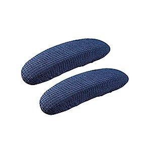 GEZICHTA Chair Arm Pad Covers Overs,Elasticity Office Computer Chair Arm Slipcover,Removable Washable Office Chair Armrest Covers Pads for Swivel Office Gaming Chair Wheelchair,Black, free size