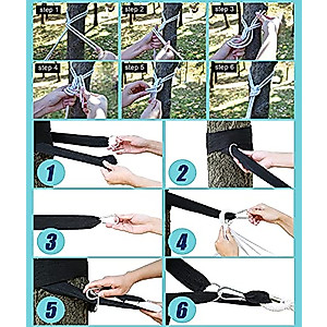 Double Brazilian Hammock 2 Person Canvas Cotton Fabric Hammock with Trees Strap for Patio Garden Balcony Porch Backyard Outdoor and Indoor