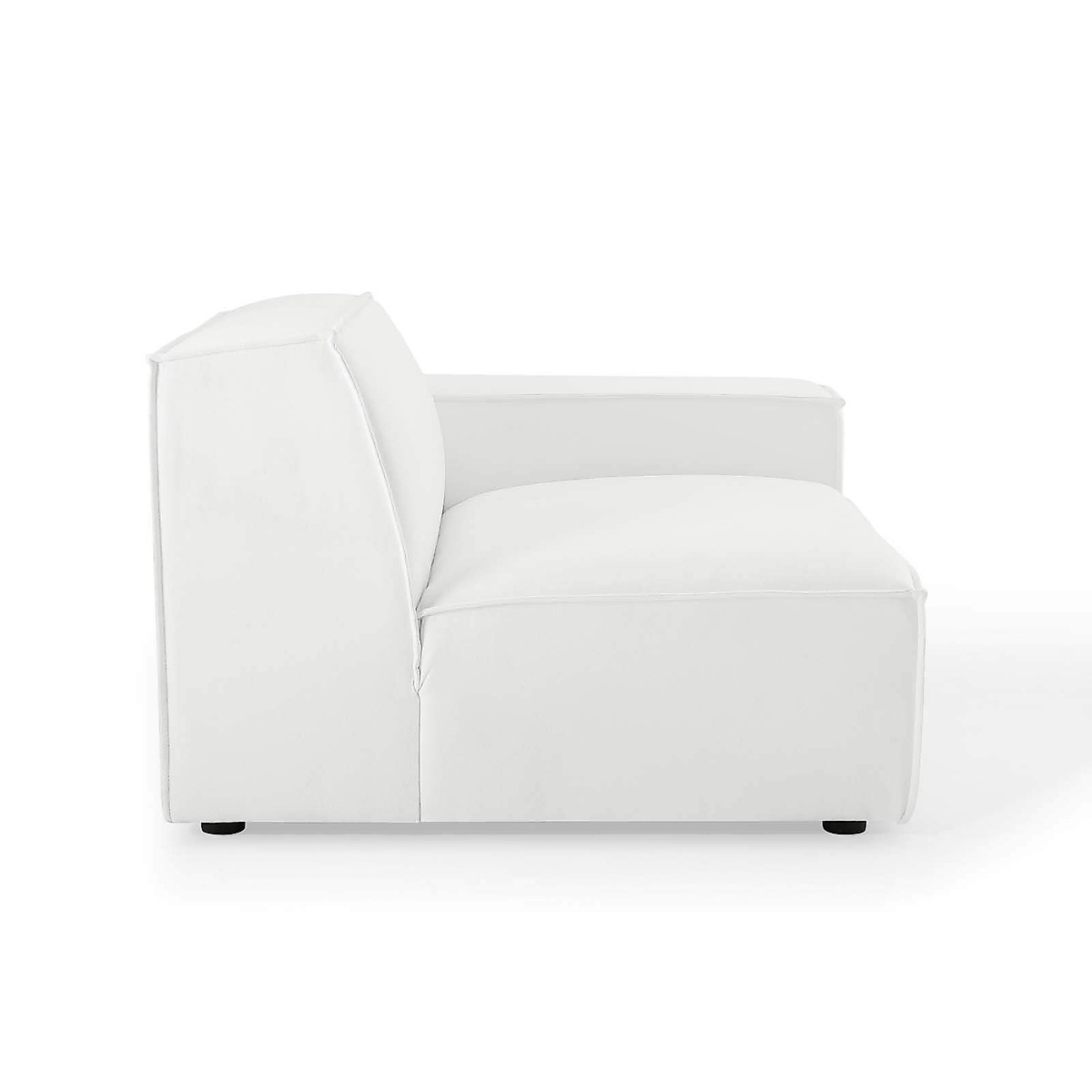 Modway Restore Upholstered Sectional Sofa, 5-Piece Set, White