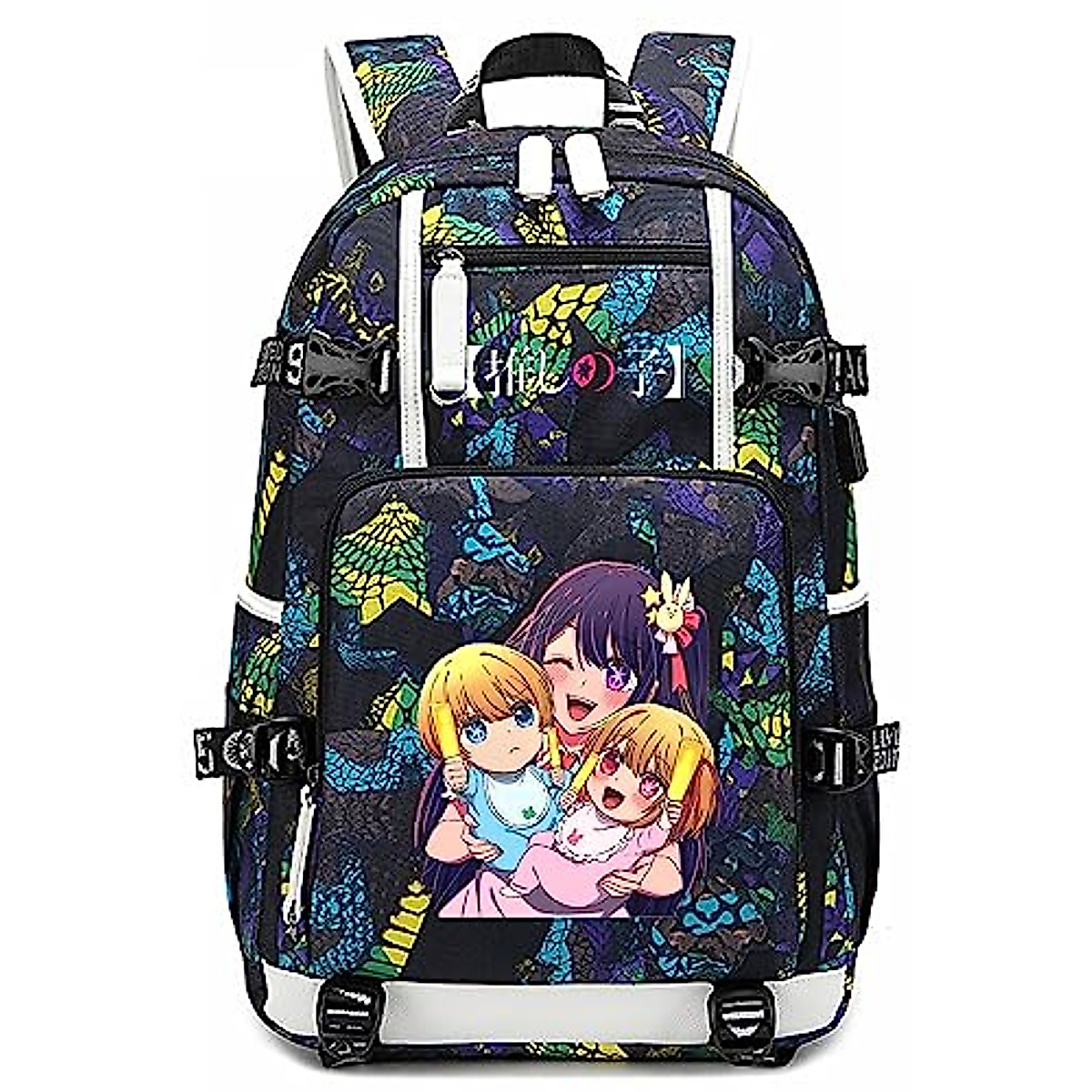 ISaikoy Anime Oshi No Ko Backpack Shoulder Bag Bookbag School Bag Daypack Satchel Laptop Bag Color Blue19