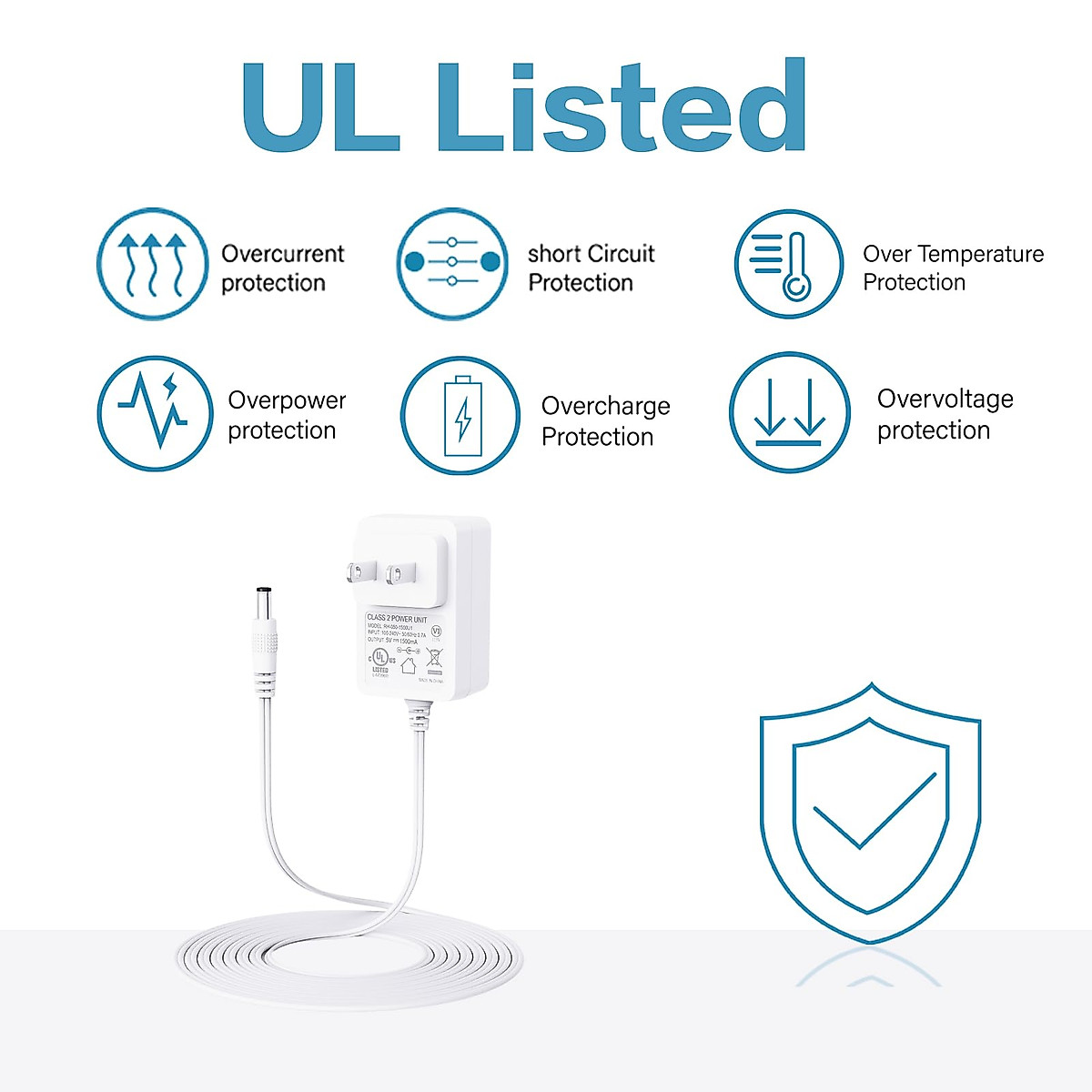 5V Cord for Baby Swing Compatible with Graco,Munchkin,Kmaier,Jaoul,Larex,Babybond,Bellababy,Kidsview,Ezebaby,Napei,Gopanda,Ixdregan Swing,Wall AC Power Adapter Replacement for SSA-5WVI-05