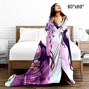 Anime Blanket Merch Ultra Soft Flannel Throw Blanket Warm Cozy Blanket Gifts for Kids Adults 50"X40"