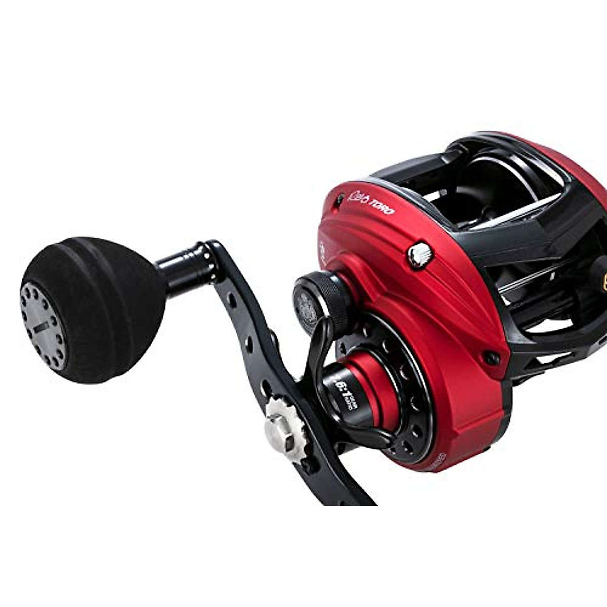 Abu Garcia Revo Toro Rocket LP Reell, Size 60LP Fishing Reel, Right Handle Position, Red