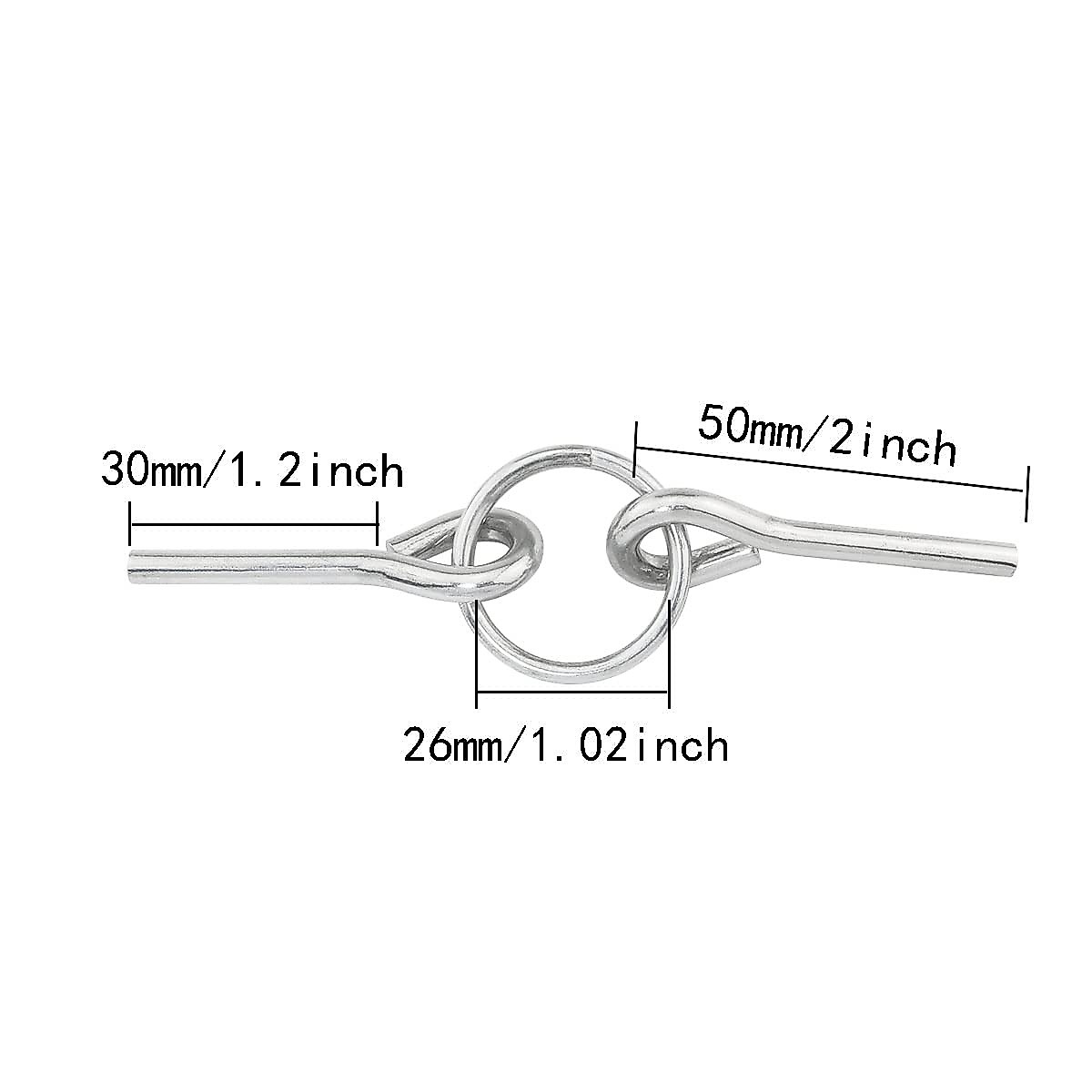 ITROLLE 4PCS Aluminum Alloy Tent Pole Rings, Tent Building Tool, Tent Pole Accessories, Camping/Touring/Tent Awning Pole Repair Kit