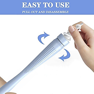 3 in 1 Ear Wax Removal Tool, 2024 Q-Grips Ear Wax Remover Reusable and Washable Replacement Soft Silicone Tips for Deep Cleaner Earwax, Ear Wax Removal Kit Contains 3 Types of Ear Cleaner Tools