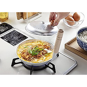 Taniguchi Metal Japanese Artisan IH Parent-Child Pot, 6.7 inches (17 cm)