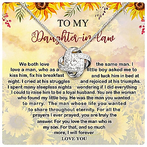 To My Daughter In Law Necklace, Daughter In Law Gifts From Mother In Law, Daughter In Law Birthday Gifts, Future Daughter In Law Gifts, Birthday Gifts For Daughter In Law, Daughter In Law Wedding Gift