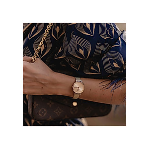 Daniel Wellington Petite Unitone 28mm Women's Watch, Stainless Steel (316L) Rose Gold Watch for Women