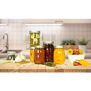 Superb Wide Mouth Mason Jar Canning Lids – Made in the USA (2 Boxes - 12 Lids Each)