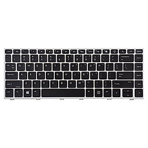 SUNMALL Replacement Keyboard Compatible with HP EliteBook 745 G5 745 G6 840 G5 846 G5 840 G6 846 G6.ZBook 14u G5 ZBook 14u G6 with Backlight (No Pointer)
