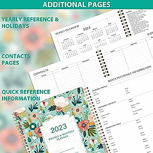 2023 Planner - 2023 Weekly Monthly Planner from January 2023 to December 2023, 2023 Planner Weekly and Monthly with Flexible Cover