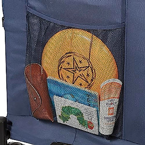 Radio Flyer Atlas Stroll N Wagon, Folding Wagon for 1+ Years - Blue