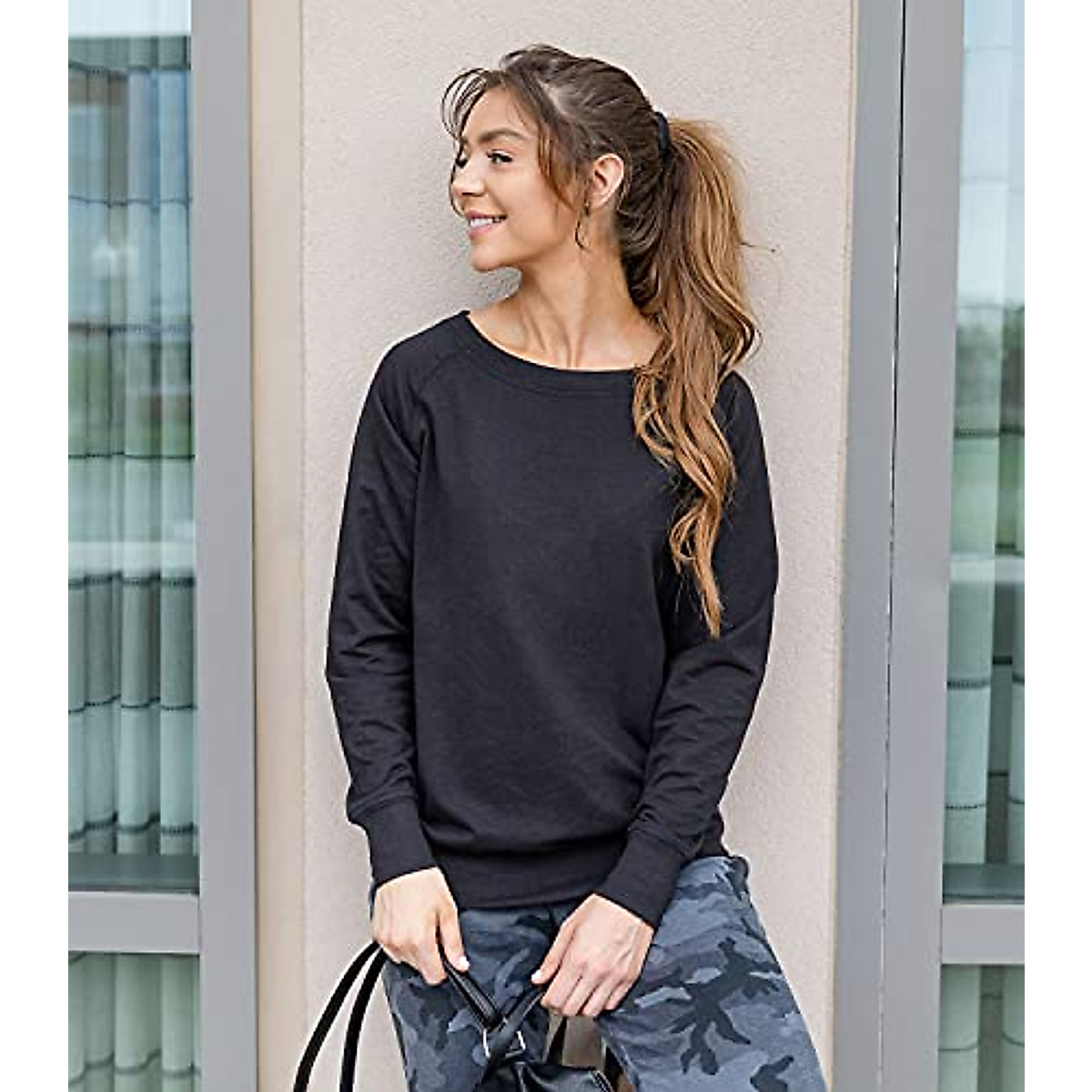 Instant Message - Spread Kindness Not Germs - Ladies French Terry Pullover - Size 4X Black